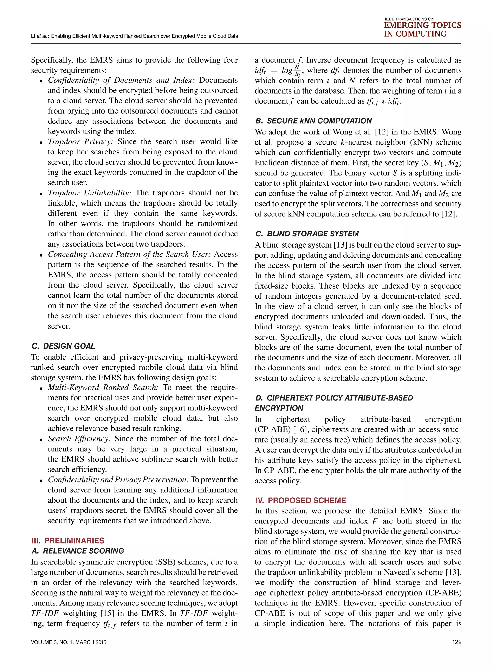 Enabling Efficient Multi Keyword Ranked Pdf Search Internet