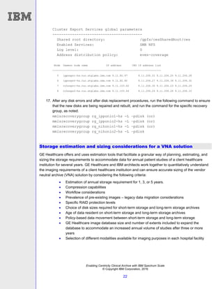 Enabling GE Healthcare Centricity Clinical Archive with IBM Spectrum ...