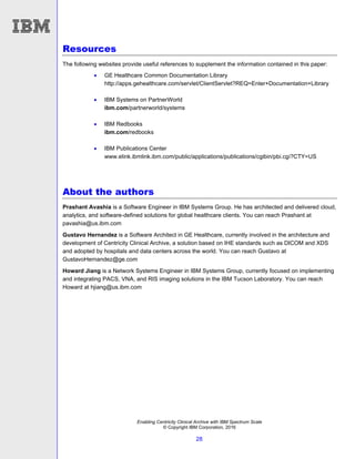 Enabling GE Healthcare Centricity Clinical Archive with IBM Spectrum ...