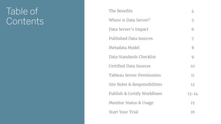 Enabling Governed Data Access with Tableau Data Server | PPT