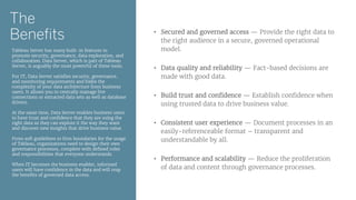Enabling Governed Data Access with Tableau Data Server | PPT