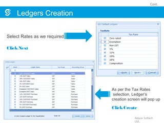 Enabling gst in Saral Accounts and Billing | PPT