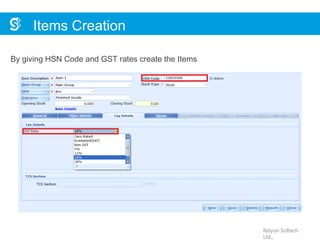 Enabling gst in Saral Accounts and Billing | PPT