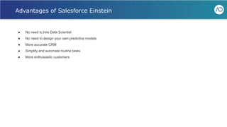 Enabling intelligence for cr ms _ salesforce einstein | PPT