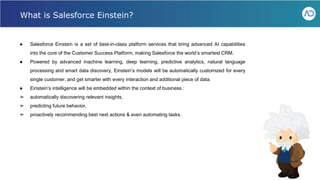 Enabling intelligence for cr ms _ salesforce einstein | PPT