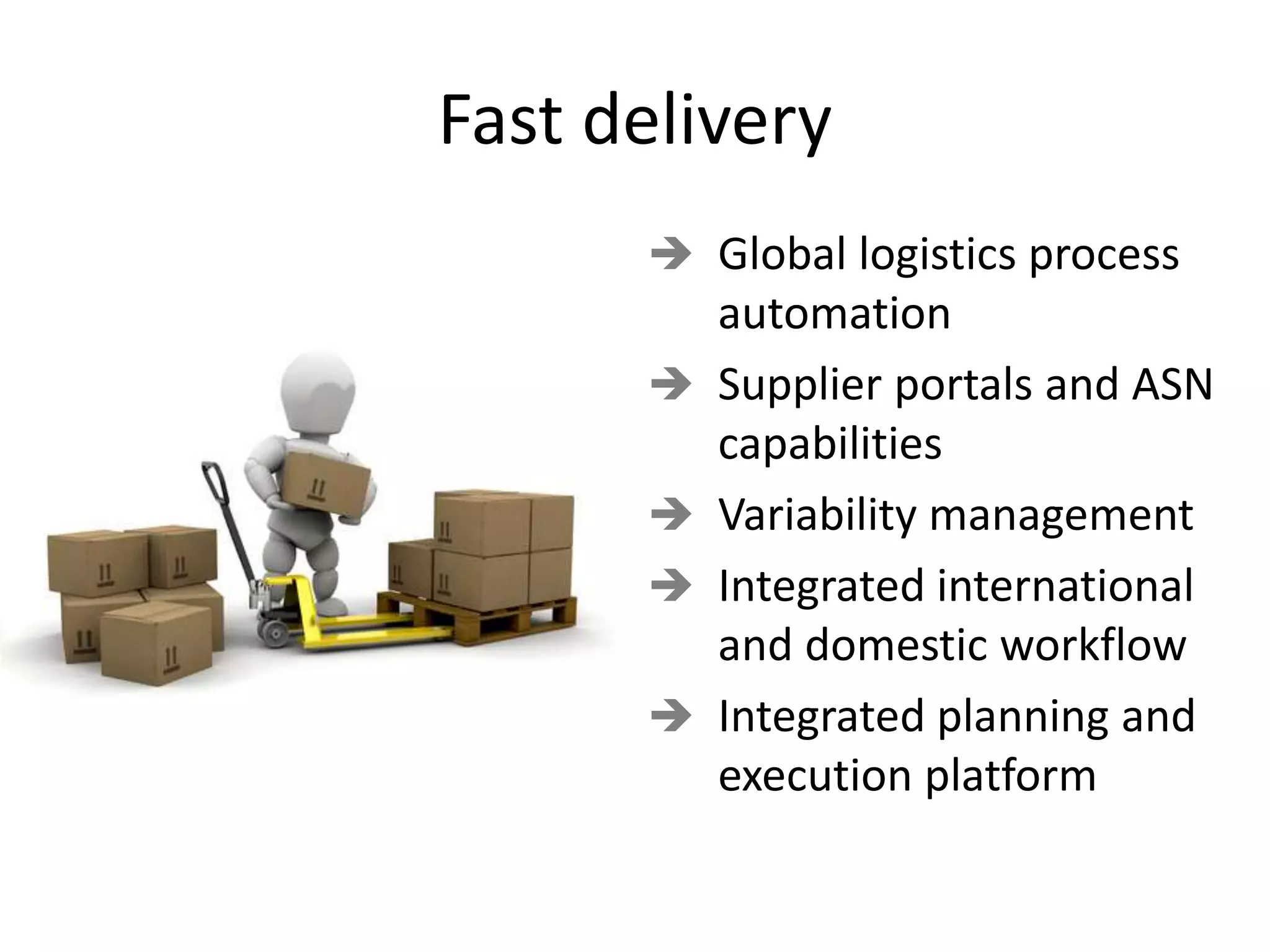 Enabling logistics excellence | PPTX