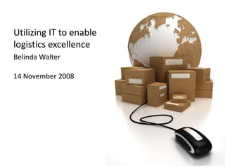Enabling logistics excellence | PPT
