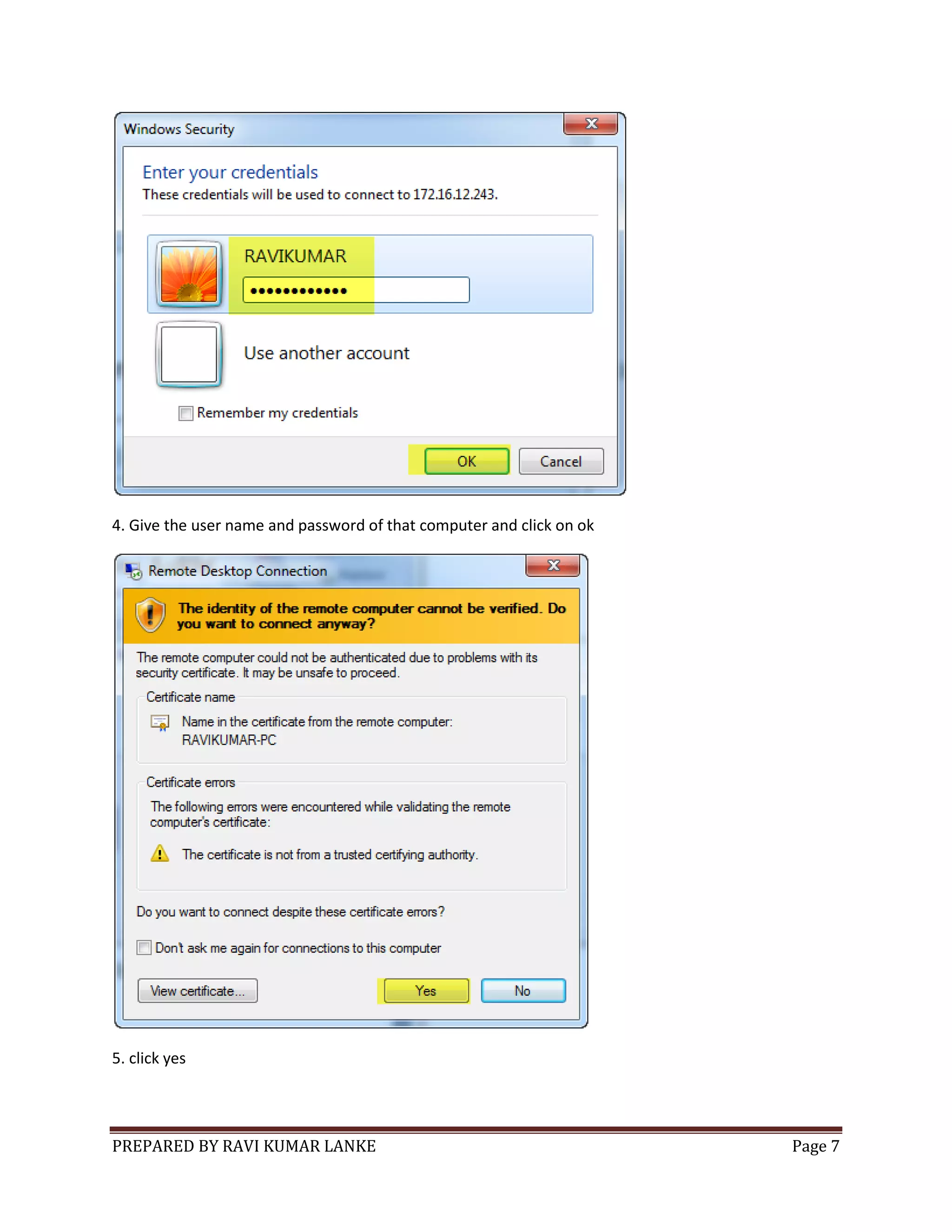 Enabling remote desktop connection on windows 7 64 bit | PDF