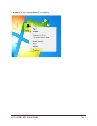 Enabling remote desktop connection on windows 7 64 bit | PDF | Desktops ...