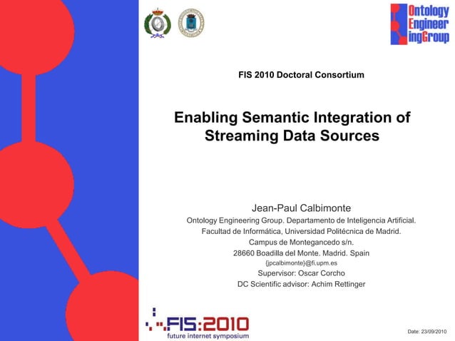 Enabling semantic integration | PPTX | Databases | Computer Software and Applications