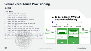 Enabling supply chain flexibility and IoT scale with zero touch provisioning | PPT