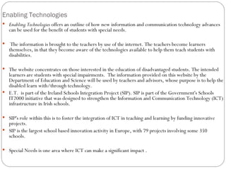 Enabling technologies Case Study | PPT | IT and Internet Support | Internet