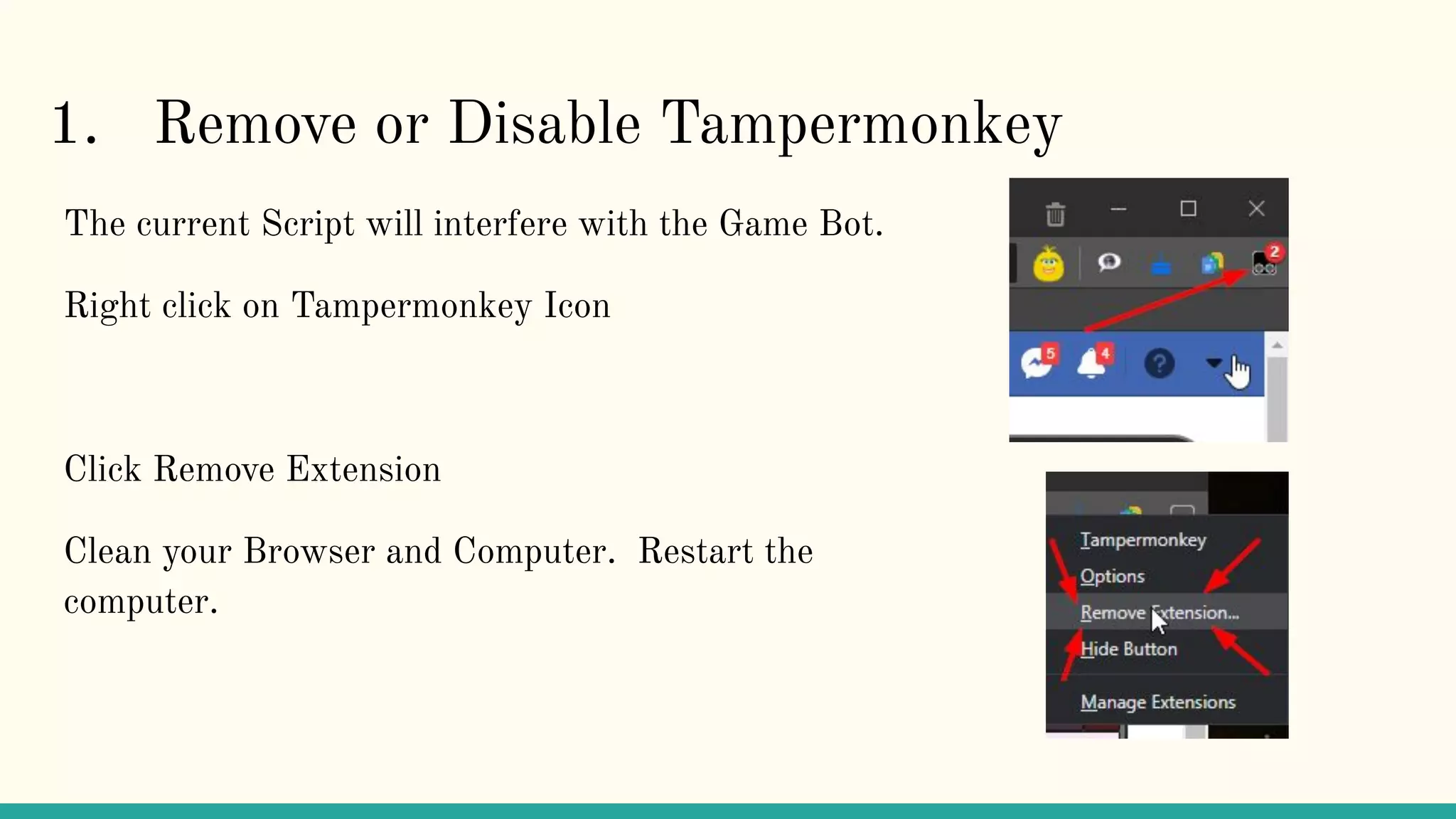 Enabling the in game extra tools | PDF