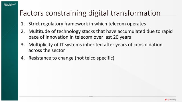 Enabling the transition from CSP to DSP with B/OSS transformation | PPT