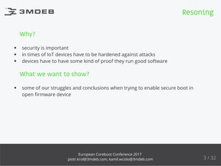 Enabling TPM 2.0 on coreboot based devices | PDF