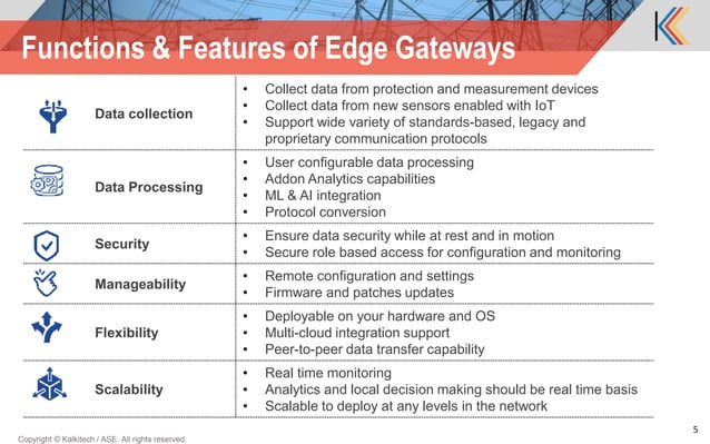 Enabling utility protocols in Edge gateways | PPTX