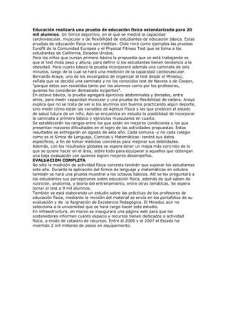 simce de educación física | PDF