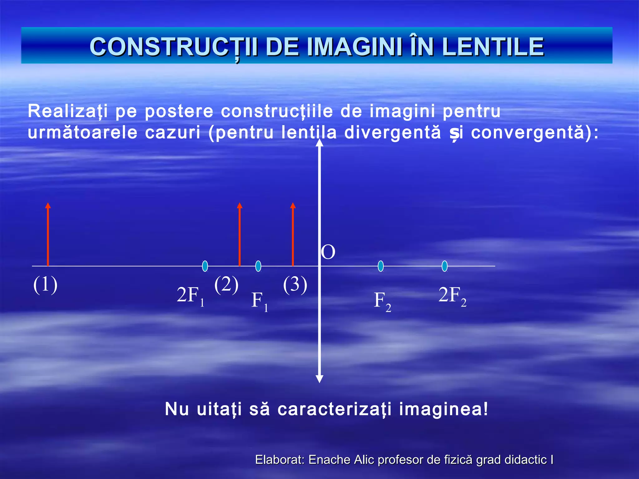 Enache constructii de imagini in lentile | PPT