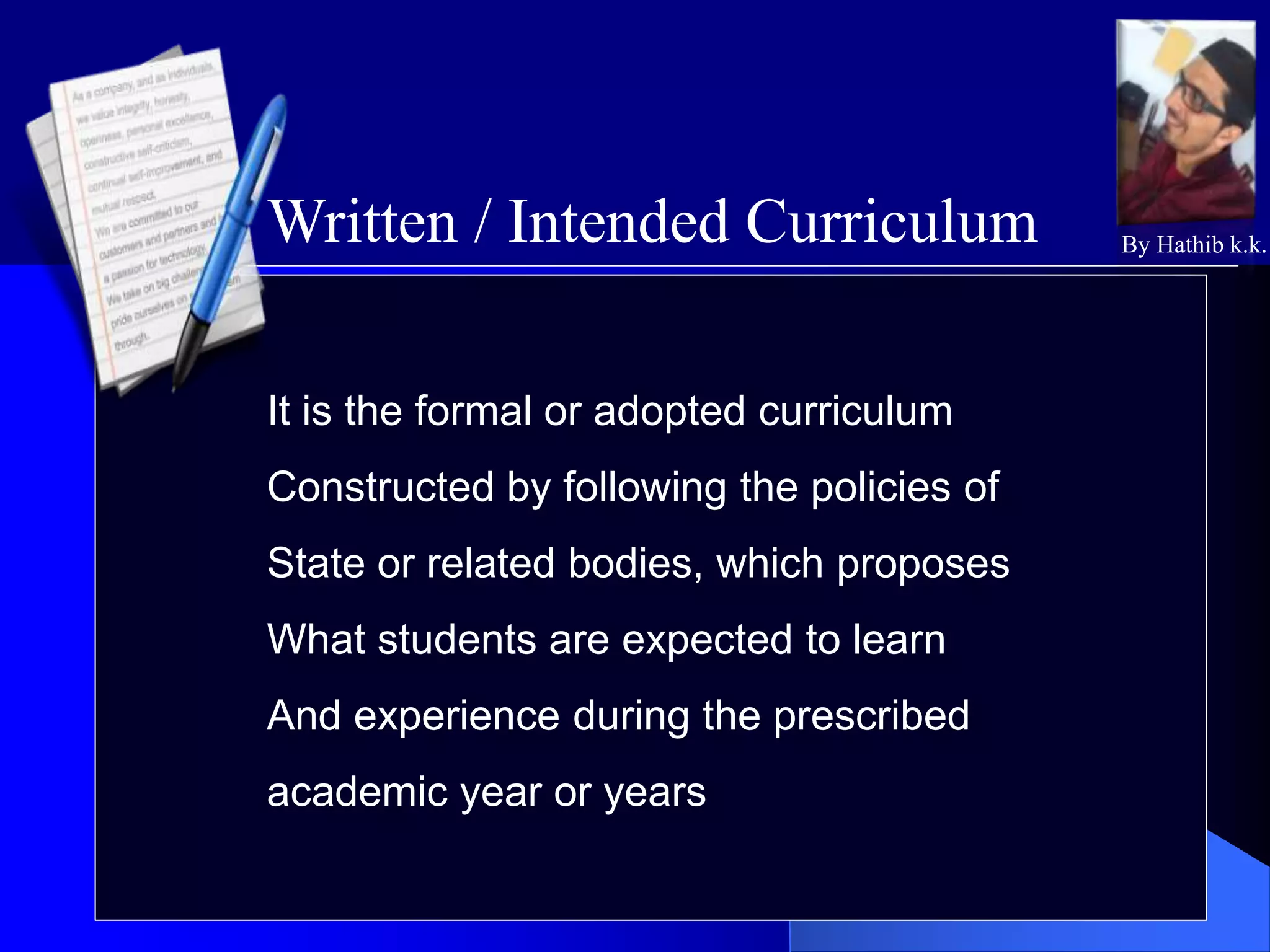 Enacted curriculum -Concept and Features | PPSX