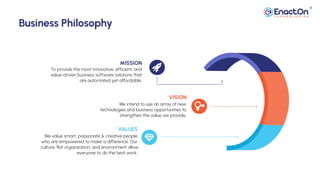 EnactOn Technologies Corporate Profile | PDF | Business | Business and ...