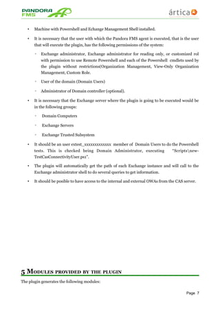 Pandora FMS: Exchange Enterprise plugin | PDF