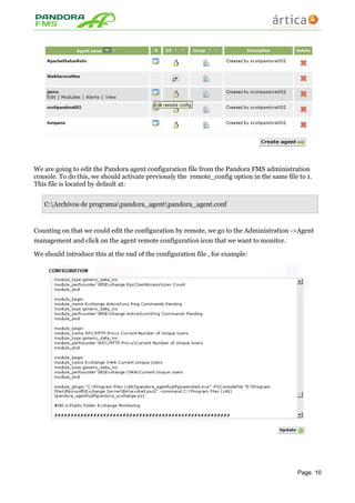 Pandora FMS: Outlook Anywhere Plugin | PDF