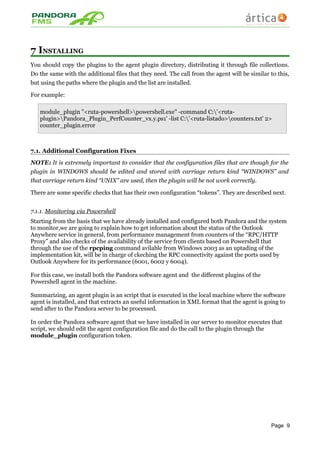 Pandora FMS: Outlook Anywhere Plugin | PDF