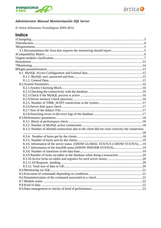 Pandora FMS: Mysql Server Monitoring | PDF | Databases | Computer Software and Applications