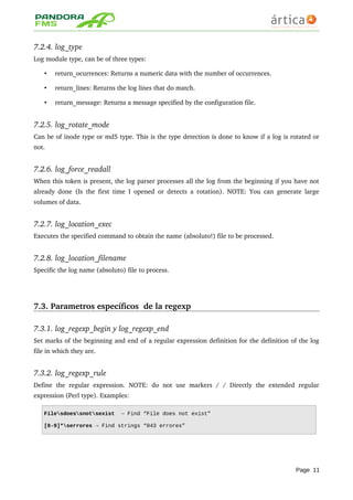 Pandora FMS: Advanced Log Parser | PDF