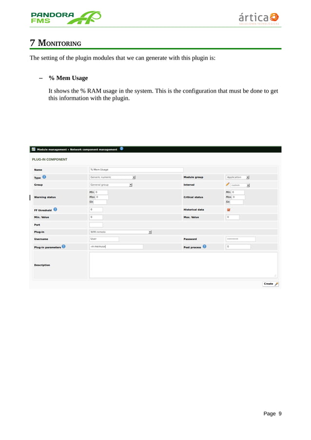 Pandora FMS: WMI Basic Monitoring | PDF | Operating Systems | Computer Software and Applications
