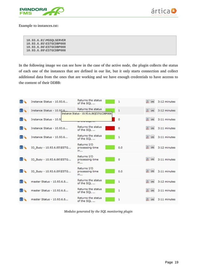 Pandora FMS: SQL Enterprise PIugin | PDF