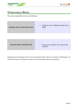 Pandora FMS: SQL Enterprise PIugin | PDF