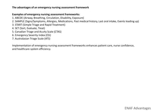 ENAF Group Report emergency nursing assessment | PPT
