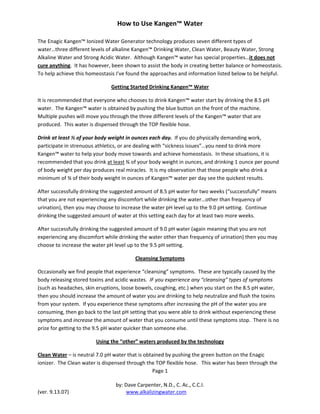 Enagic presentation folder | PDF