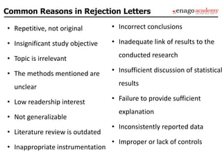 [Enago] Dealing with Journal Rejection | PDF