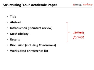 [Enago] Introduction to Academic Publishing | PDF