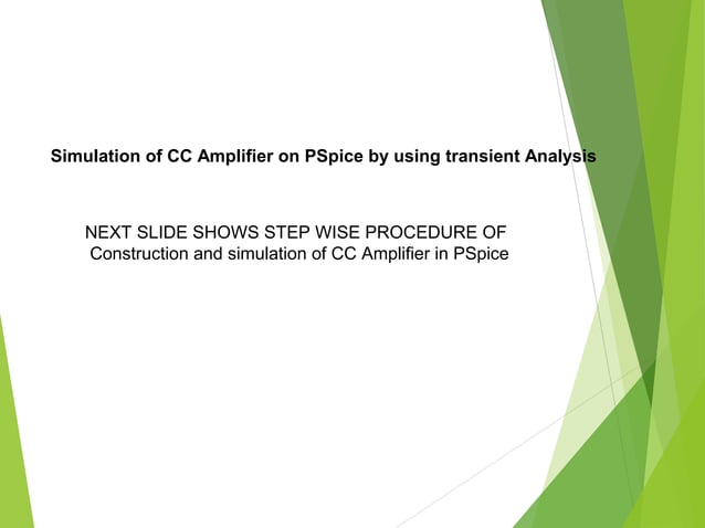 Ena lab presentation (Pspice software) | PPT
