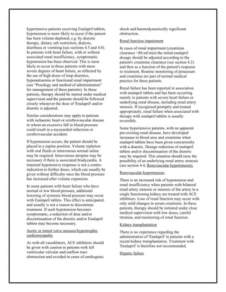 Enalapril maleate 5 mg tablets smpc taj pharmaceuticals | PDF