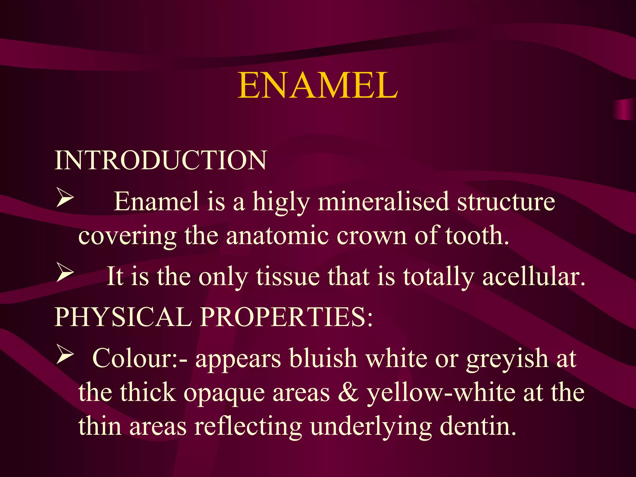 Histology of Enamel | PPT