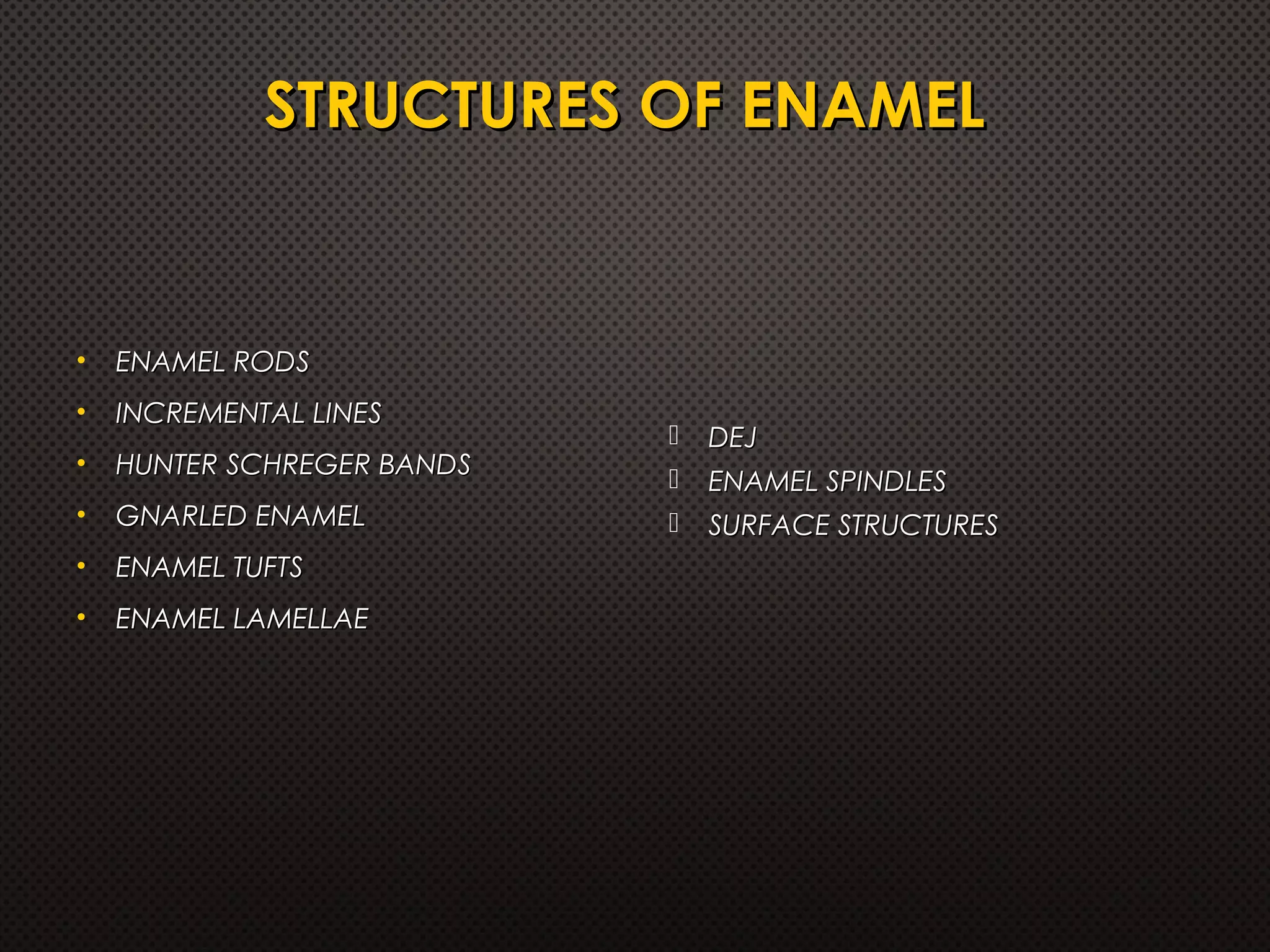 ENAMEL | PPT