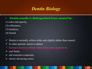 enamel and dentin biology.ppt