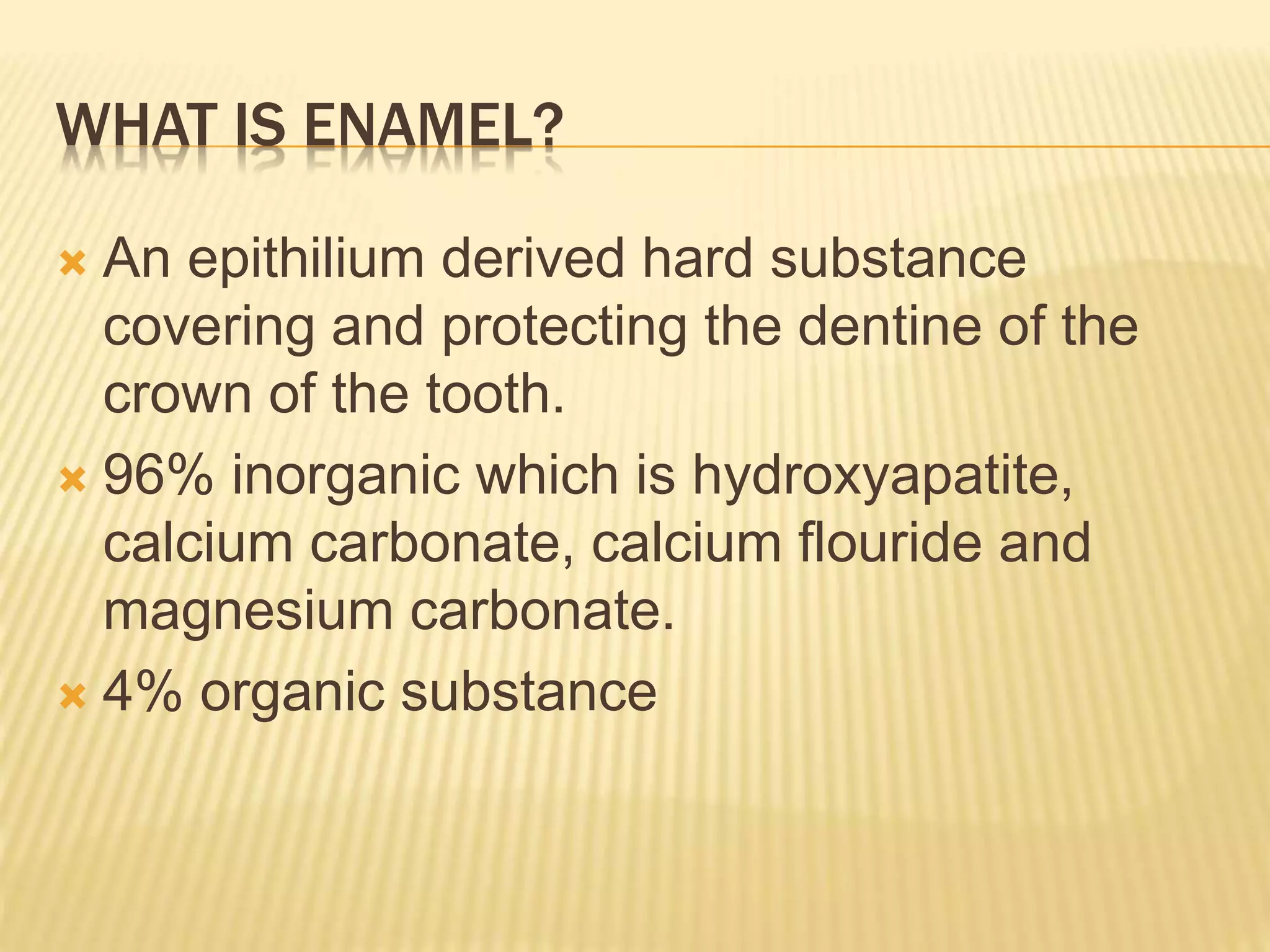 Enamel defects | PPTX