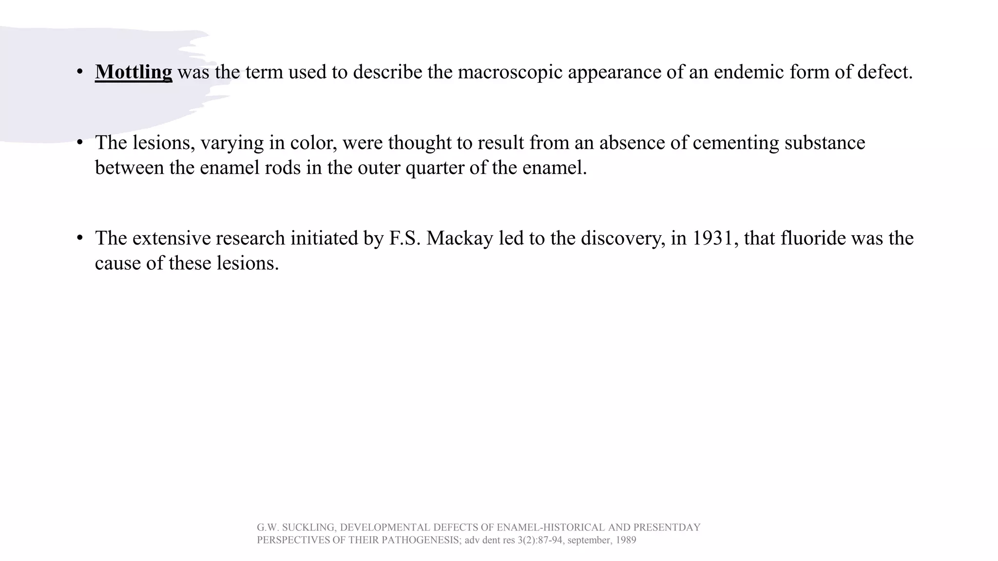 Enamel defects | PDF