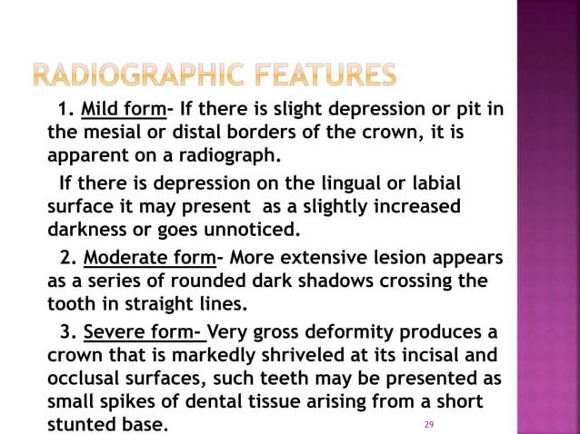 Enamel hypoplasia ppt | PPTX | Dental Health | Diseases and Conditions