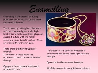 Enamelling | PPTX