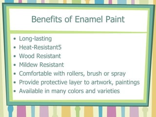 Enamel Paint | PPTX