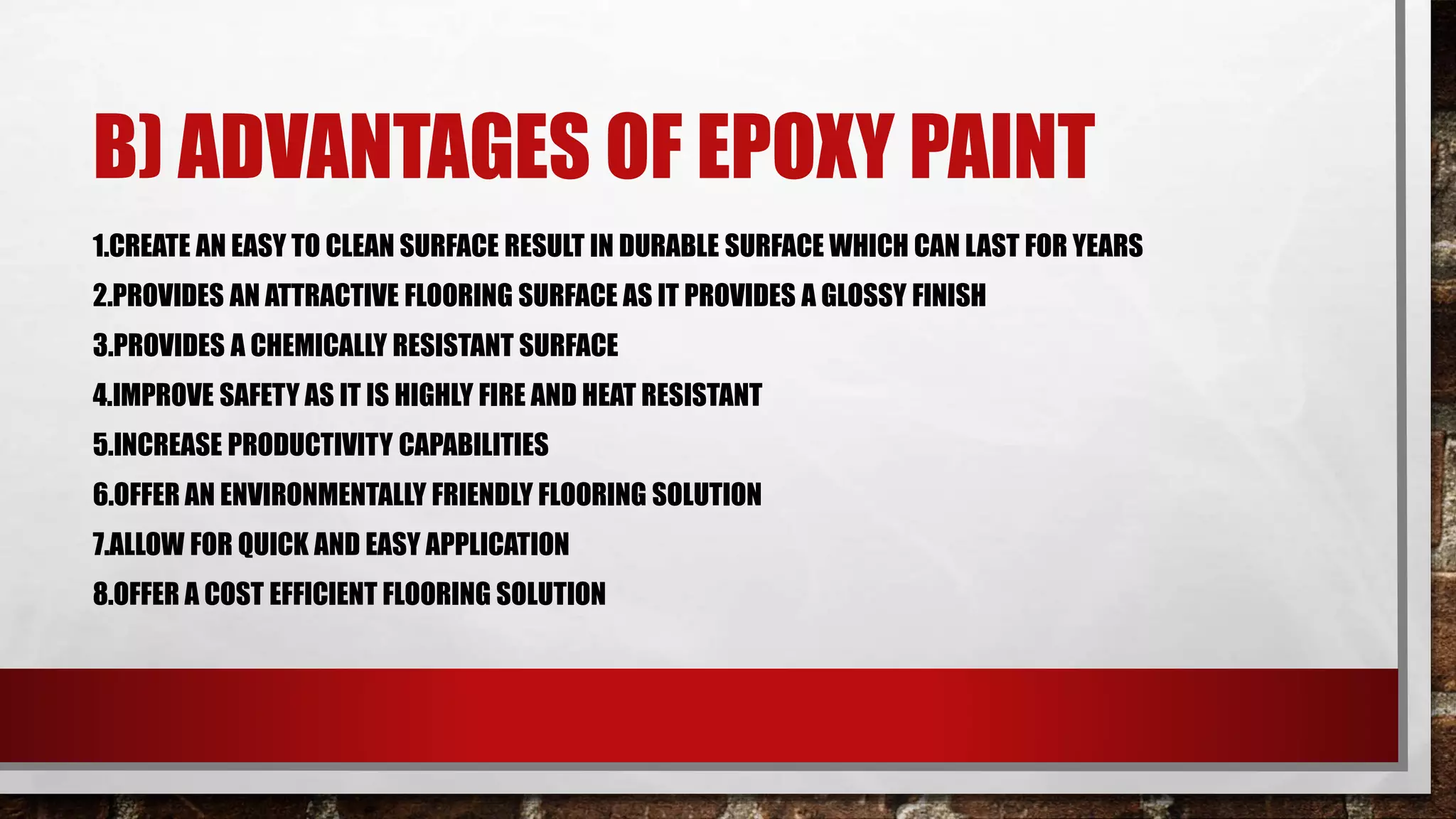 Enamel paint vs epoxy paint | PPTX