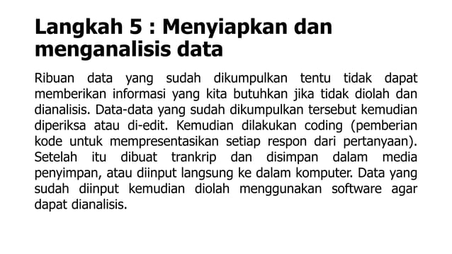 Enam tahap dalam proses riset | PDF