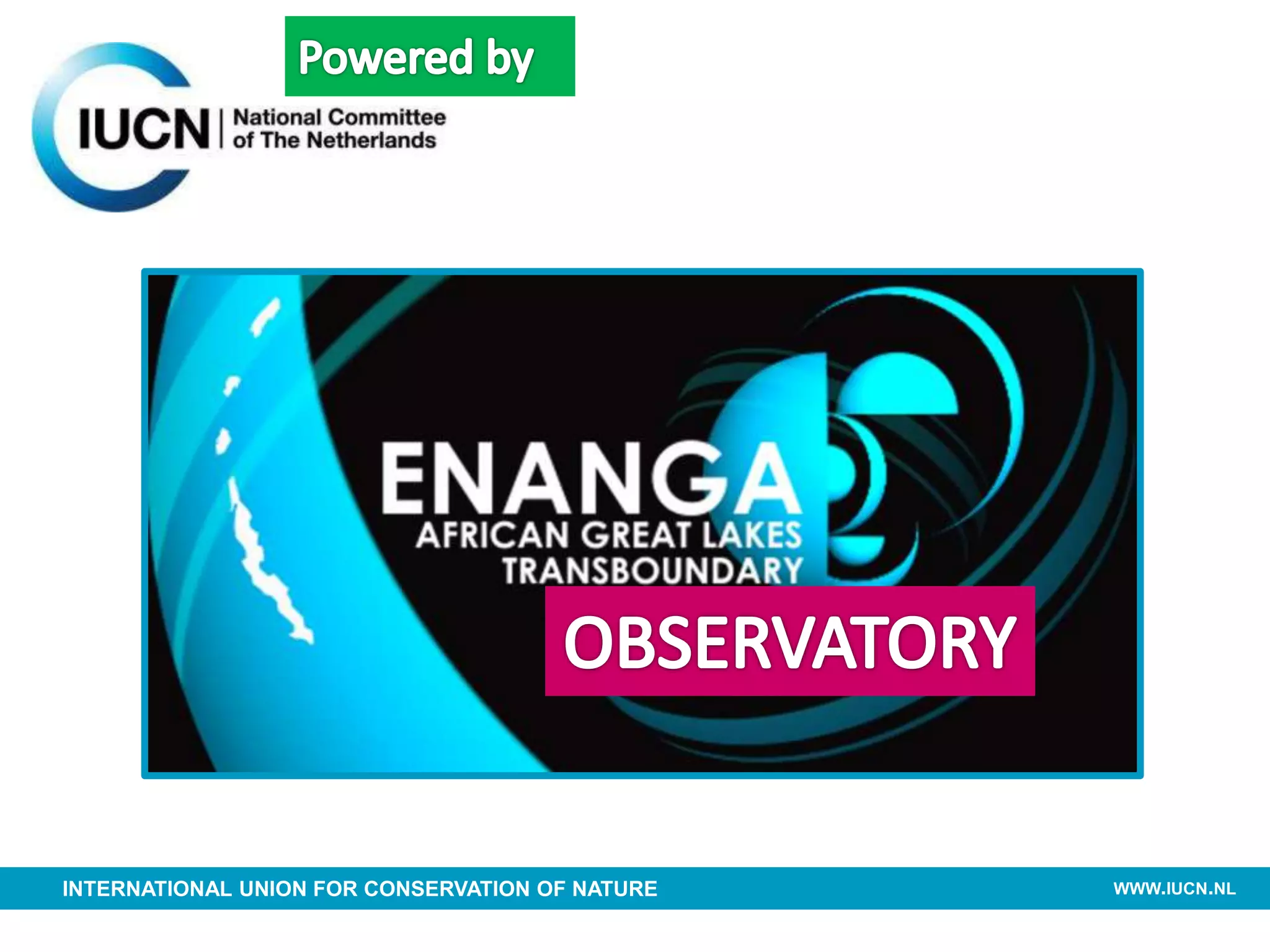 Introducing Enanga: African Great Lakes Observatory | PPTX