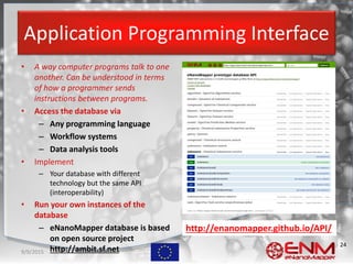 The eNanoMapper database for nanomaterial safety information: storage ...